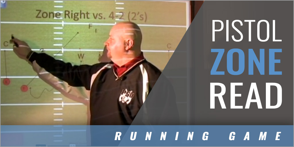 Pistol Zone Read vs. a 4-2 or 3-4 Defense [VIDEO] – Coaches Insider