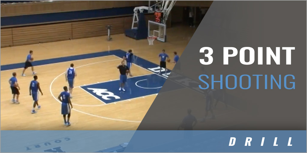 Five Minute 3 Point Shooting Drill – Duke Basketball – Coaches Insider