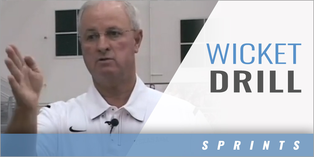 Sprints – Wicket Drill – Pat Henry – TX A&M [VIDEO] – Coaches Insider