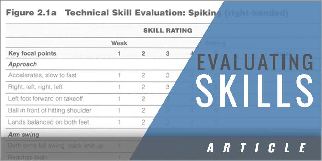 Evaluating Technical and Tactical Skills [ARTICLE] – Coaches Insider