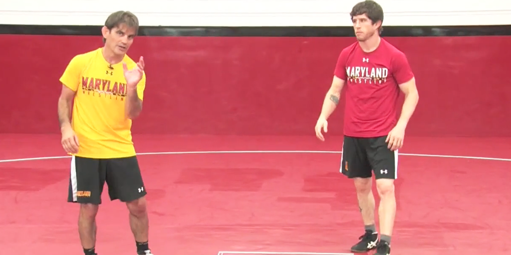 Leg Attack – Cross Knee Pick – Rob Eiter – Univ. of Maryland [VIDEO] – Coaches Insider