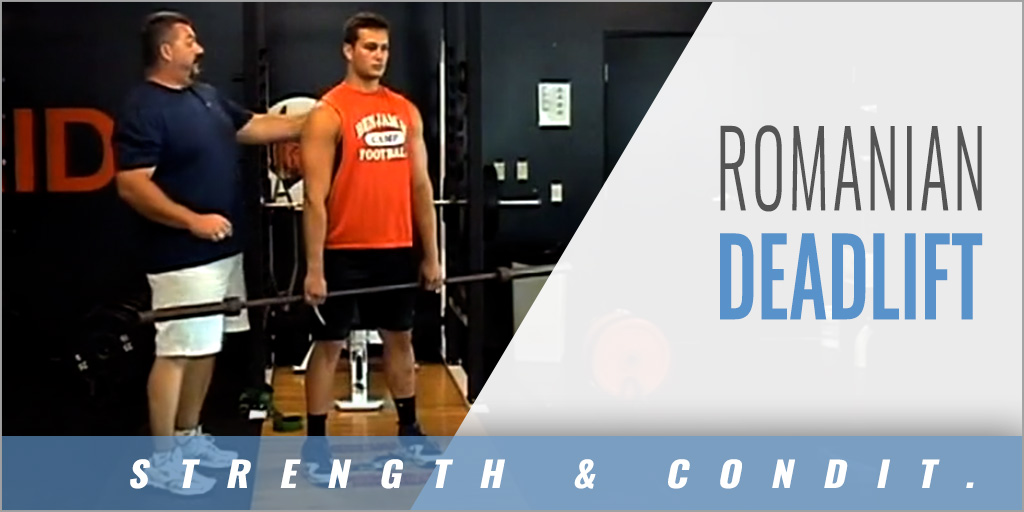 Romanian Deadlift – Hip Extension – Dan Dalrymple – New Orleans Saints ...