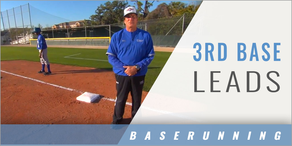 Baserunning – 3rd Base Leads – IMG Academy [VIDEO] – Coaches Insider