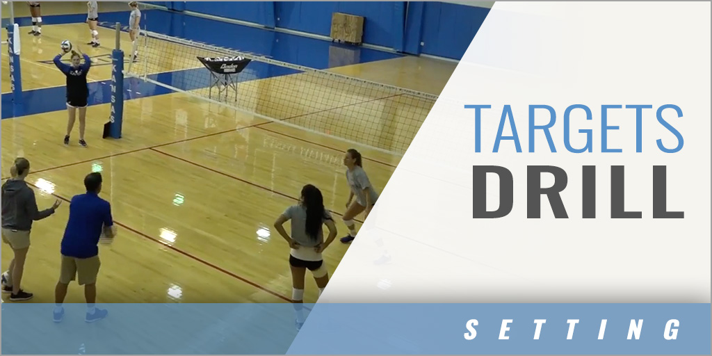 Setters: Targets Drill with Ray Bechard – Univ. of Kansas – Coaches Insider