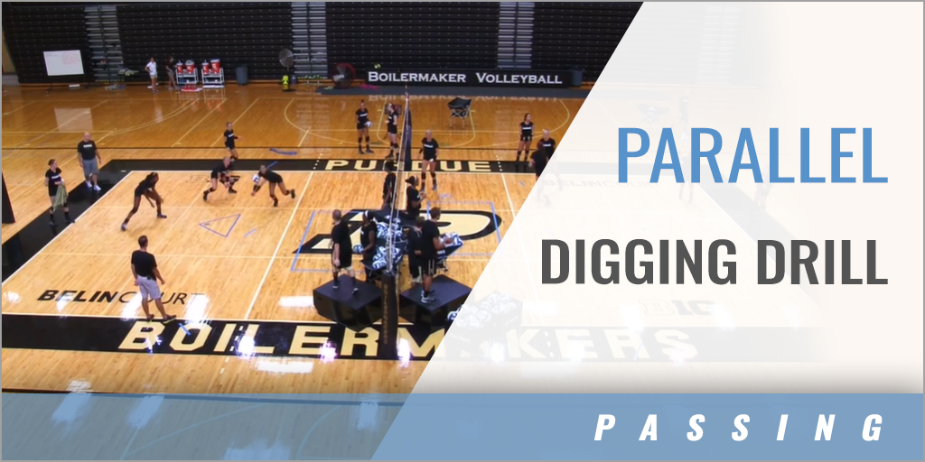 Parallel Digging Drill with Dave Shondell – Purdue Univ. – Coaches Insider