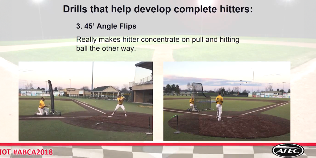 Hitting – 45′ Angle Flips – Craig Rainey – Adrian College – Coaches Insider