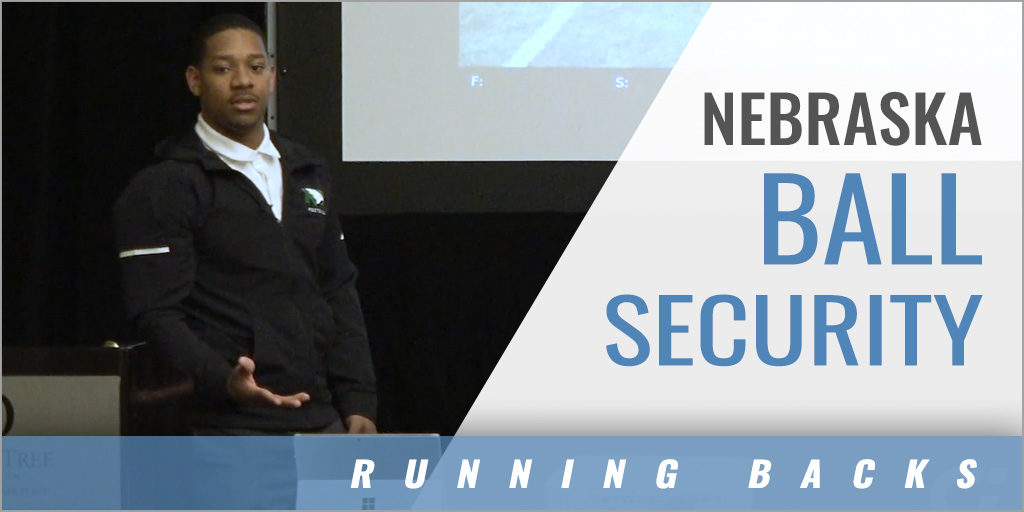 Running Backs: Nebraska Ball Security Drill with Malcolm Agnew ...