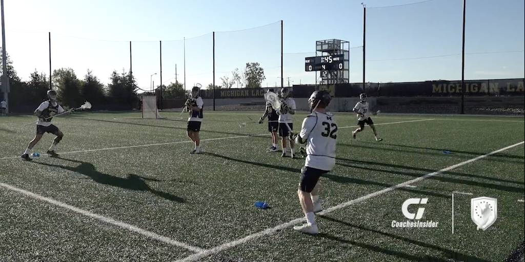 3 Man Box Drill with Kevin Conry – Univ. of Michigan – Coaches Insider