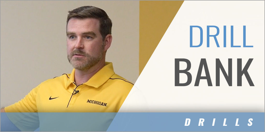 Drill Bank with Kevin Conry – Univ. of Michigan – Coaches Insider