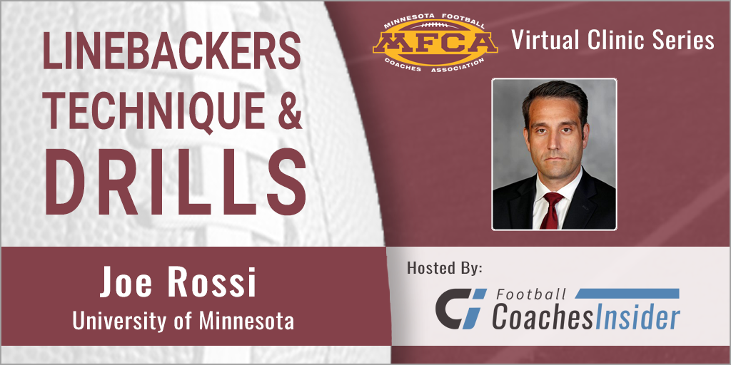 Linebackers Technique & Drills with Joe Rossi – University of Minnesota ...