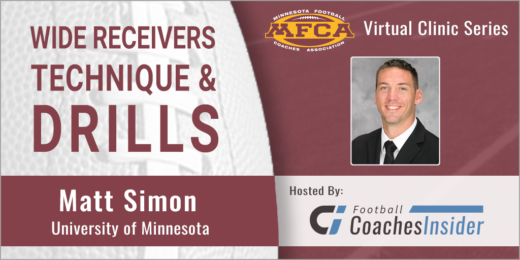 Wide Receivers Technique & Drills with Matt Simon – Univ. of Minnesota ...