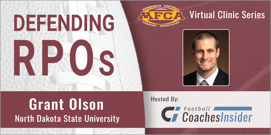 Defending RPOs with Grant Olson – North Dakota State Univ. – Coaches ...