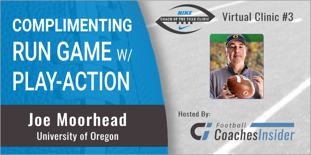 Complimenting Run Game With Play-Action Passes with Joe Moorhead ...