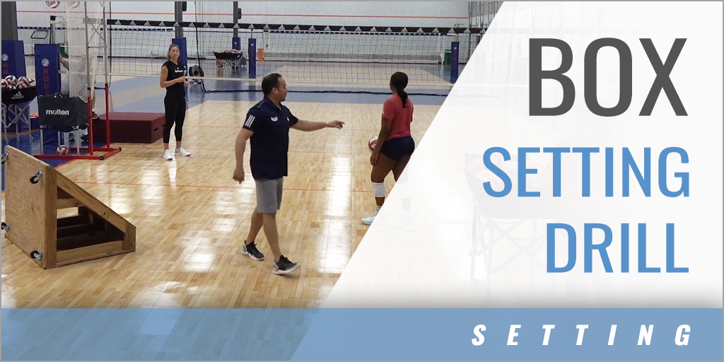 Box-Initiated Setting Drill with Felipe Coronel – Houston Juniors and ...