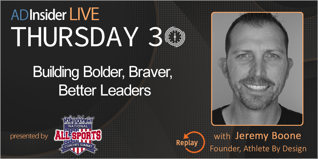 EP 26: Leadership Has Changed! with Jeremy Boone – Athlete By Design ...