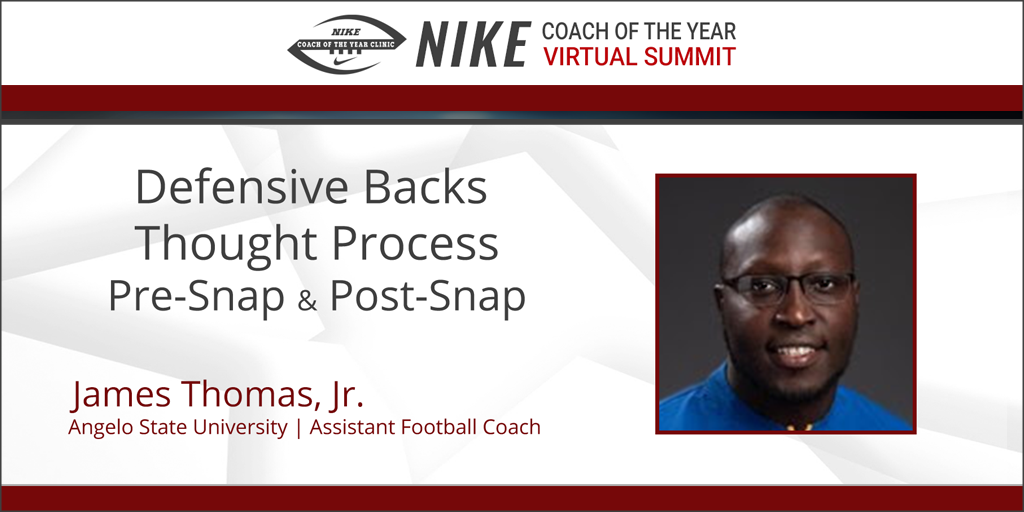 Defensive Backs Thought Process/Pre-Snap & Post-Snap with James Thomas ...