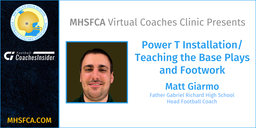 Power T Installation/Teaching the Base Plays and Footwork with Matthew ...