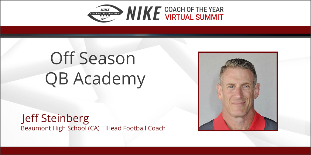 Off Season QB Academy with Jeff Steinberg – Beaumont HS (CA) – Coaches ...