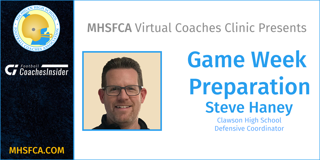 Game Week Preparation with Steve Haney – Clawson High School (MI ...