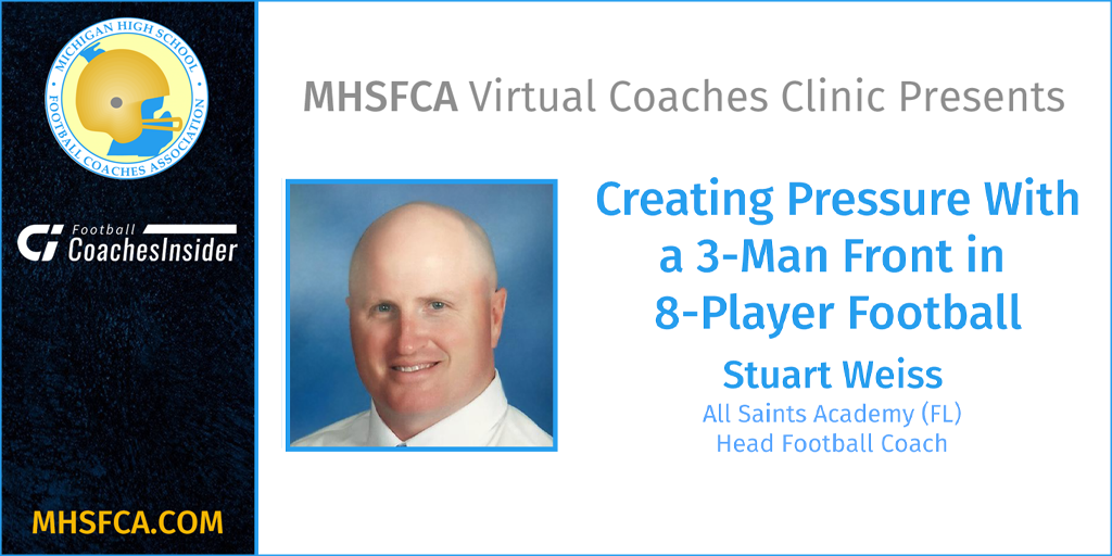 Creating Pressure With a 3-Man Front in 8-Player Football with Stuart Weiss – All Saints Academy ...