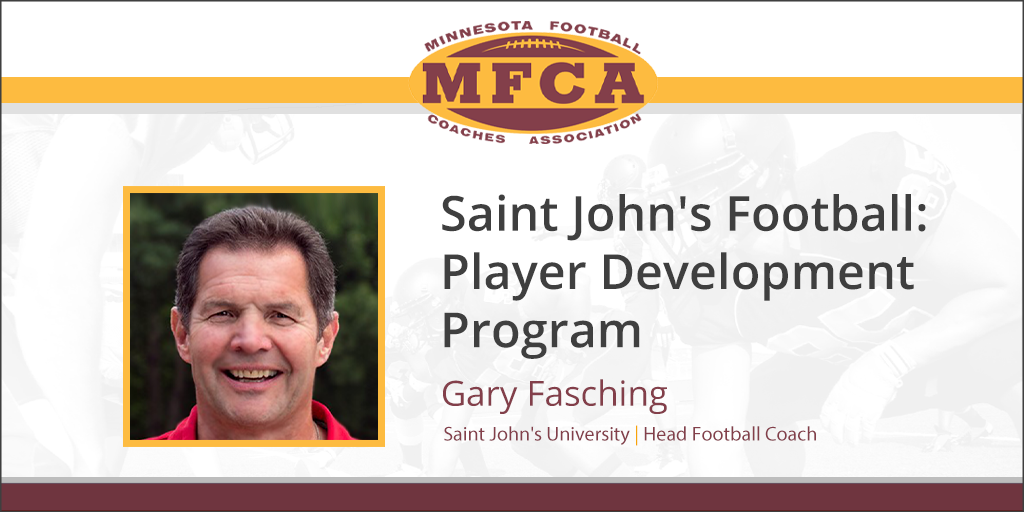 Saint John’s Football: Player Development Program with Gary Fasching ...