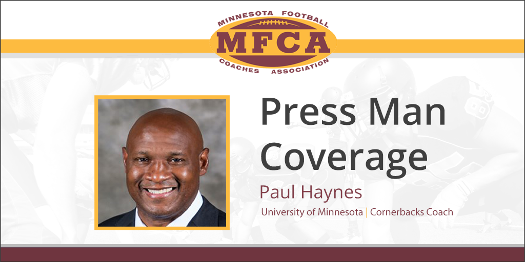 Press Man Coverage with Paul Haynes – University of Minnesota – Coaches ...