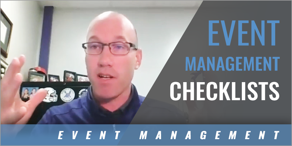 Using Checklists to Assist in Event Management with Brian Knab – Ardrey ...