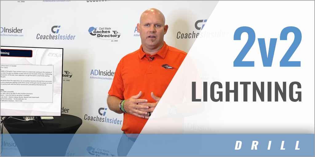 2v2 Lightning Drill with Derek Pittman – UTSA – Coaches Insider