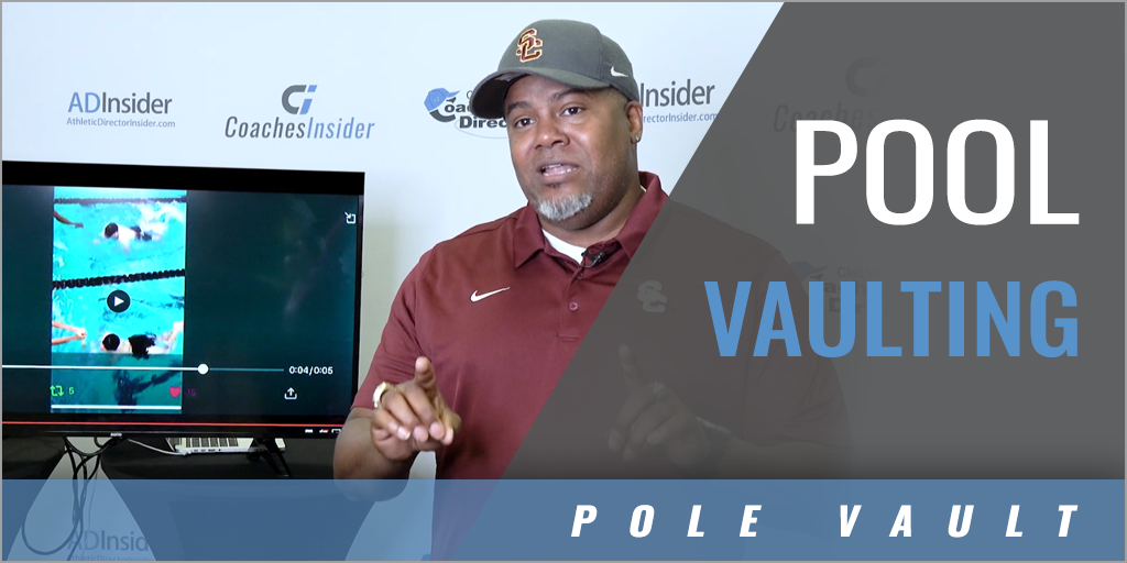 Pool Pole Vaulting with Shelton Ervin – Summer Creek High School (TX ...