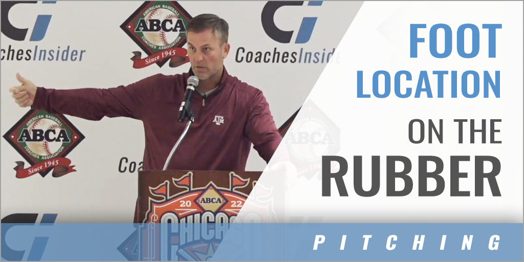 Pitching: Foot Location on the Rubber with Nate Yeskie – Texas A&M ...