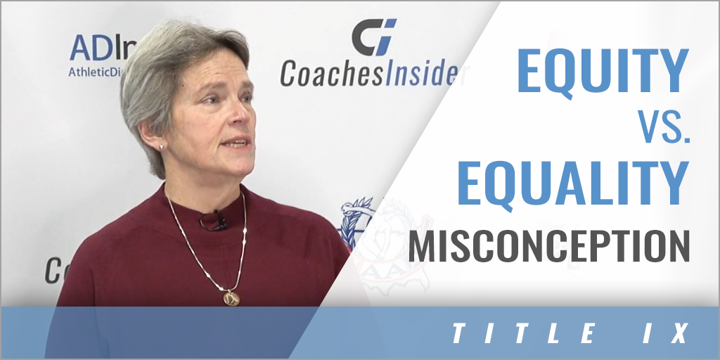 Explaining Title IX Equity, Equality, and Disparity with Peg ...