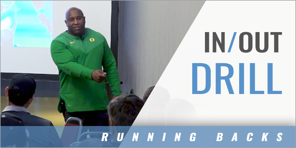 RBs: In/Out Drill with Carlos Locklyn – Univ. of Oregon – Coaches Insider
