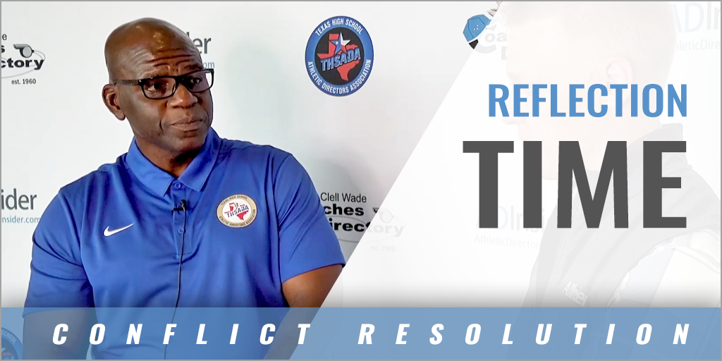 Reflection Time with Andre’ Walker – Houston ISD – Coaches Insider
