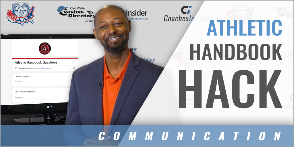 Athletic Handbook Hack with Albert Weeden, Jr., CMAA – Loachapoka High ...