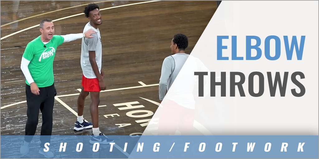 Elbow Throws Shooting and Footwork Drill with Andrew Secor – #MakeShots ...