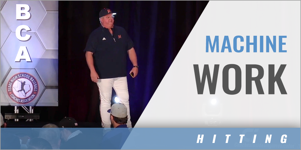 Hitting: Machine Work with Mitch Thompson – Baylor Univ. – Coaches Insider