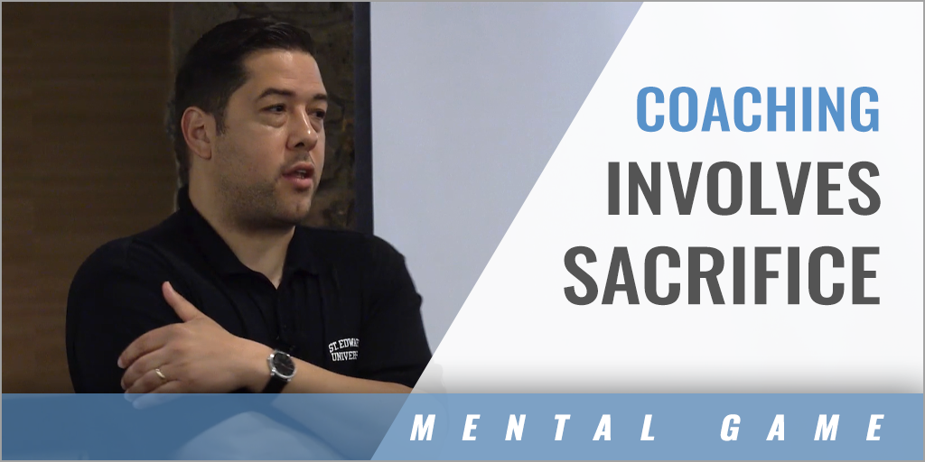 Coaching Involves Sacrifice with Andre Cook – St. Edward’s Univ. – Coaches Insider